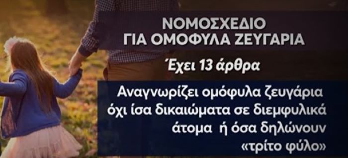 Τι θα περιλαμβάνει το νομοσχέδιο για τον γάμο των ομόφυλων ζευγαριών ...