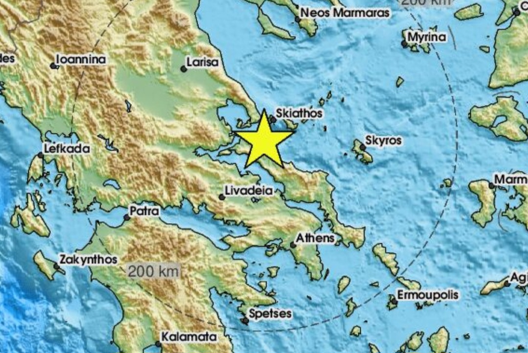 Σεισμική δόνηση πριν λίγα λεπτά στη Σκιάθο- Κουνήθηκε και η Αττική ...
